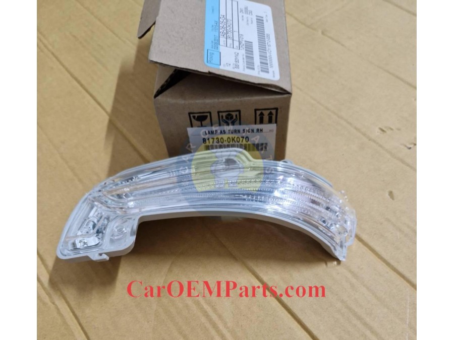 GENUINE TOYOTA LAMP SIDE RH 81730-0K070