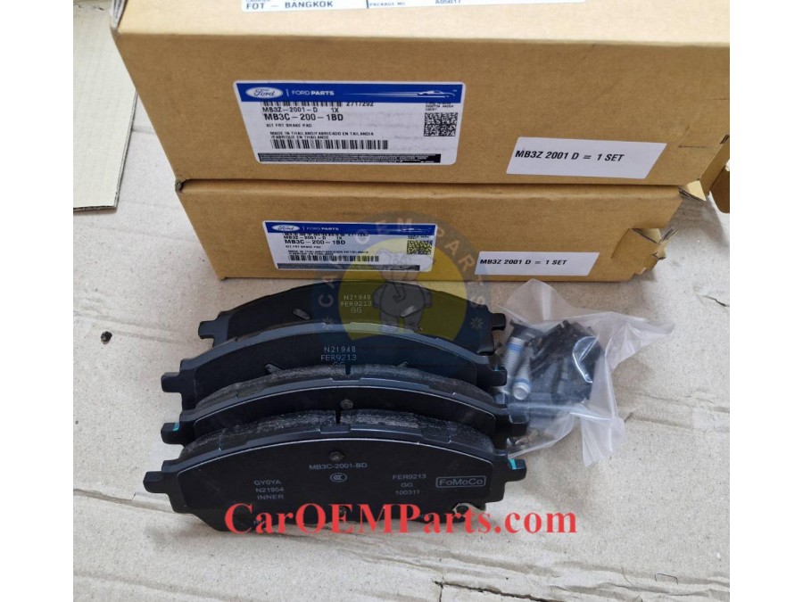 GENUINE FORD KIT FRT BRAKE PAD MB3C-2001-BC,MB3C-2001-BD, MB3Z-2001-D