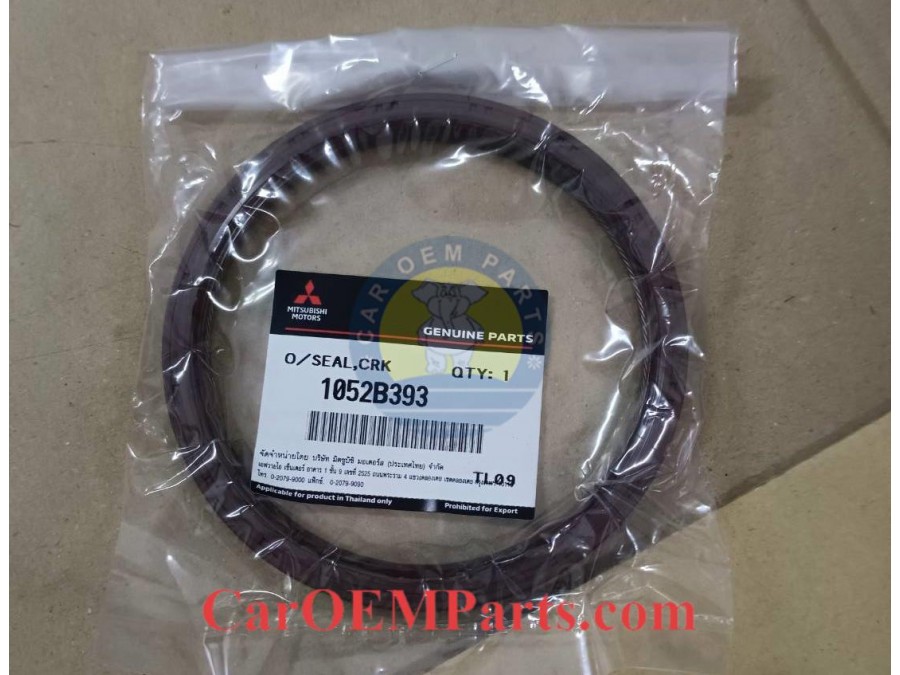 GENUINE MITSUBISHI OIL SEAL CRANKSHAFT REAR 1052B393