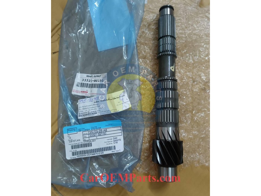 GENUINE TOYOTA SHAFT OUTPUT 33321-BZ150