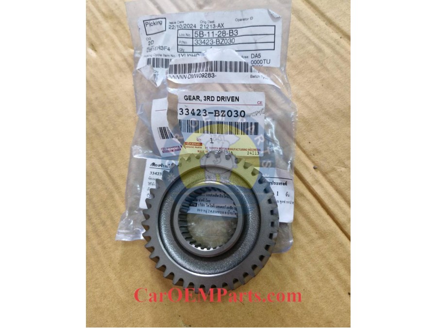 GENUINE TOYOTA GEAR 3RD DRIVEN 33423-BZ030