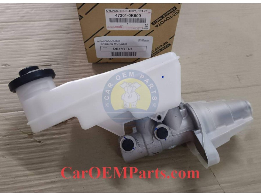 GENUINE TOYOTA CYLINDER SUB ASSY BRAKE MASTER 47201-0K600, 472010K600