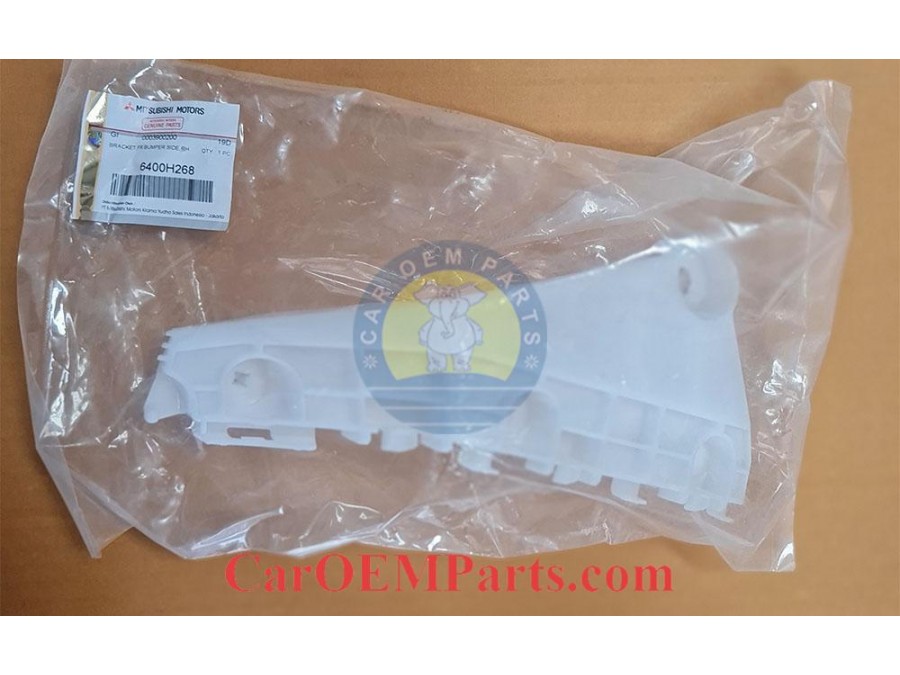 GENUINE MITSUBISHI BRACKET FR BUMPER SIDE RH 6400H268