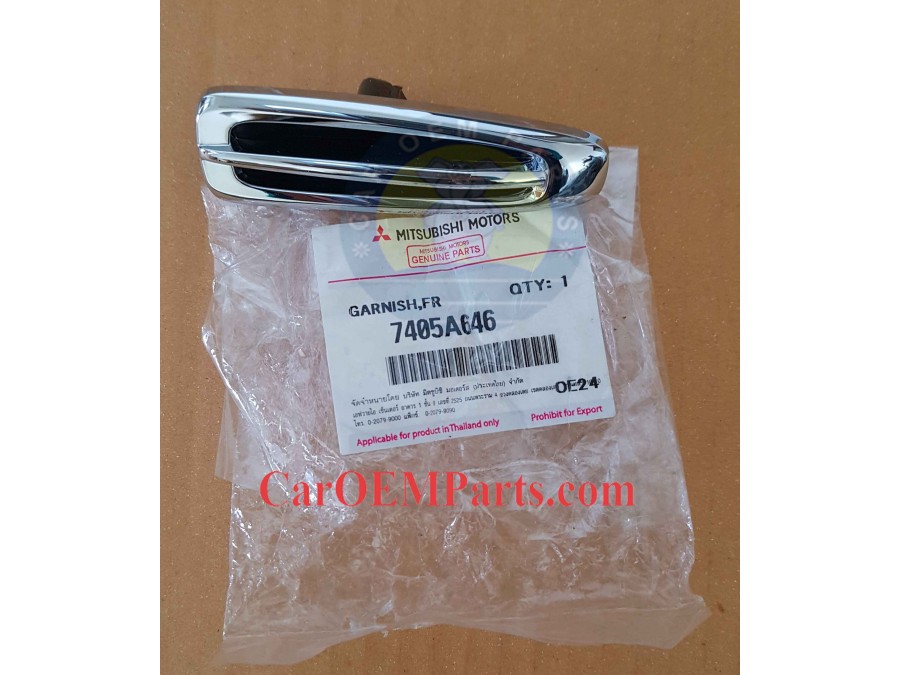 GENUINE MITSUBISHI GARNISH,FR FENDER 7405A646