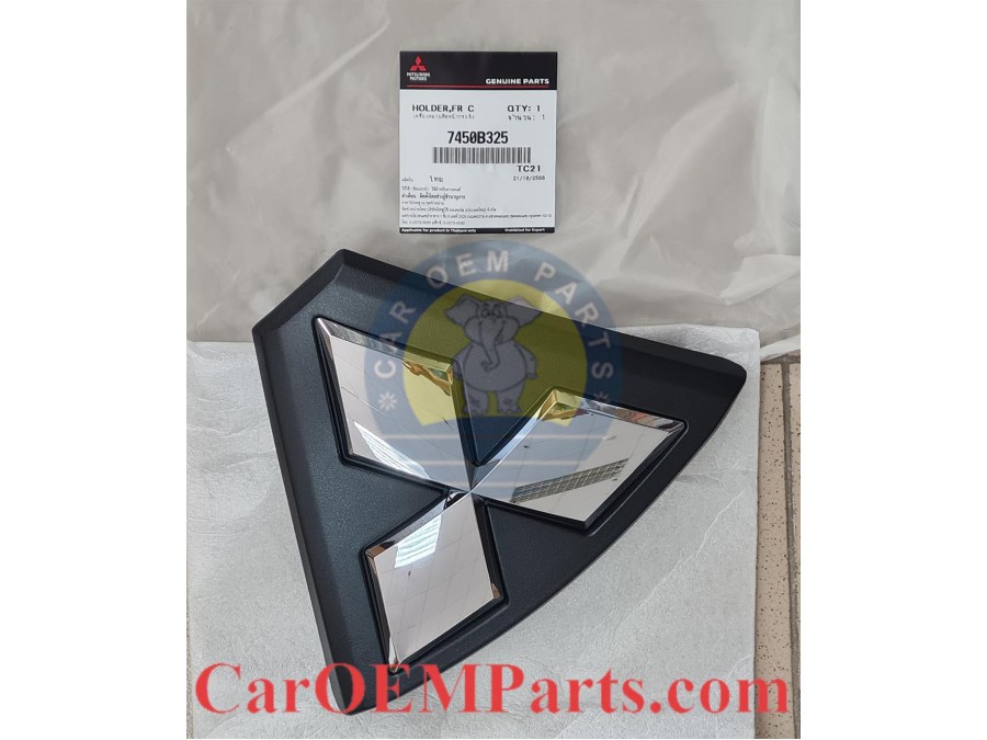 GENUINE MITSUBISHI HOLDER FRONT CTR MARK 7450B325