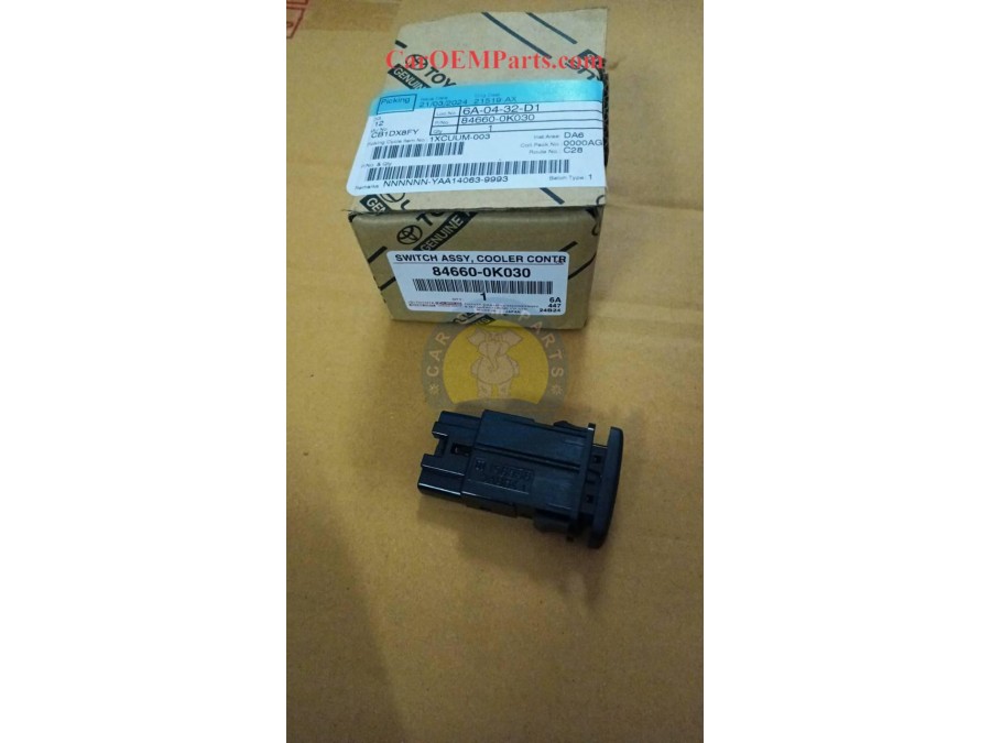 Genuine Toyota Switch Cooler 84660-0k030
