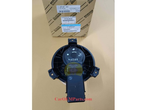 GENUINE TOYOTA MOTOR SUB ASSY BLOWER W/FAN 87103-0K380, 87103-0K381 ...