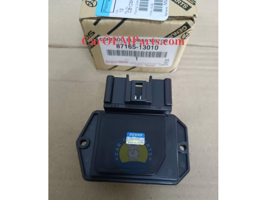 GENUINE TOYOTA CONTROL 87165-13010
