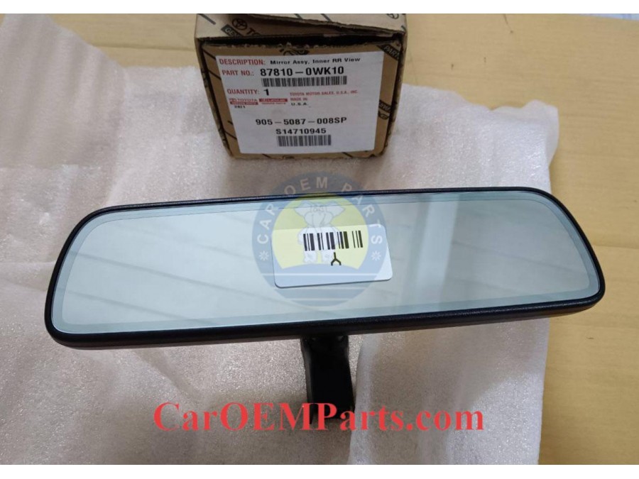 GENUINE TOYOTA MIRROR ASSY INNER REAR VIEW 87810-0WK10