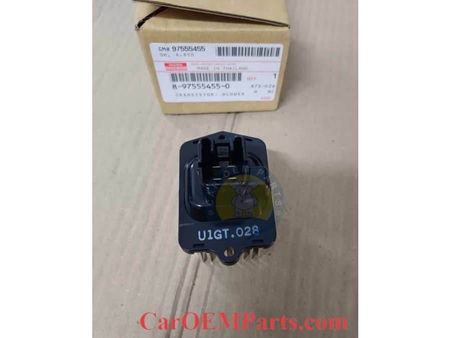 GENUINE ISUZU TRANSISTER BLOWER 8-97555455-0, 8-97555-455-0