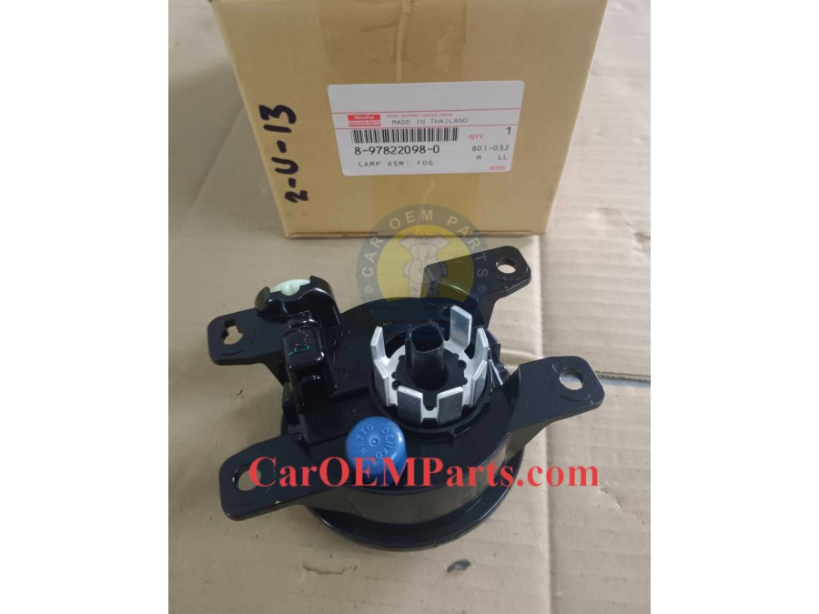 GENUINE ISUZU LAMP ASM FOG 8-98348207-2, 8-97822098-0