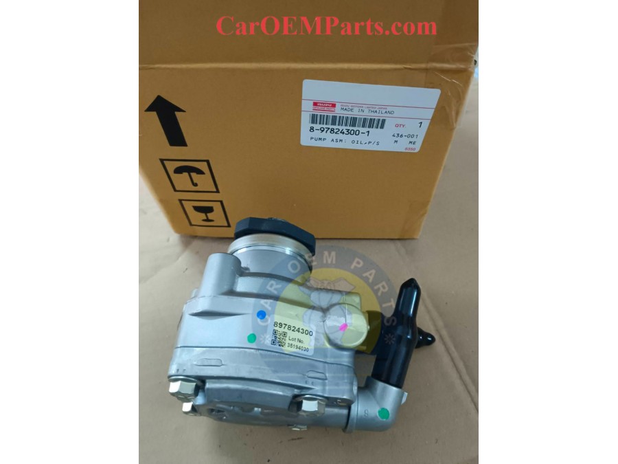 GENUINE ISUZU PUMP ASM OIL 8-97556972-0, 8-97824300-1