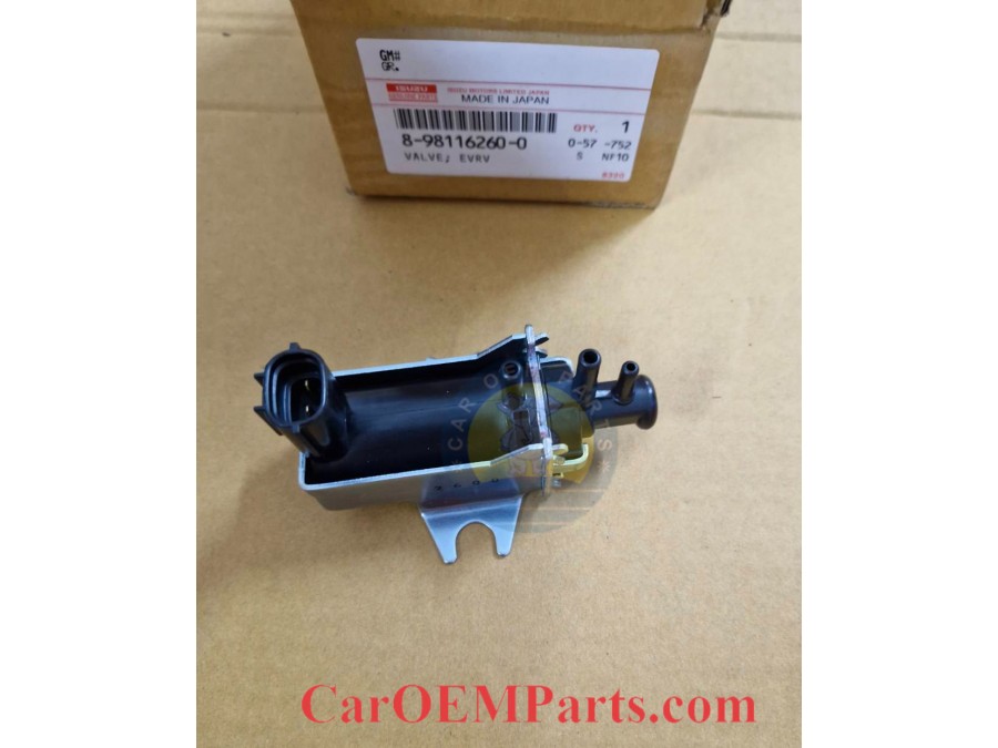 GENUINE ISUZU VALVE EVRV 8-98116260-0