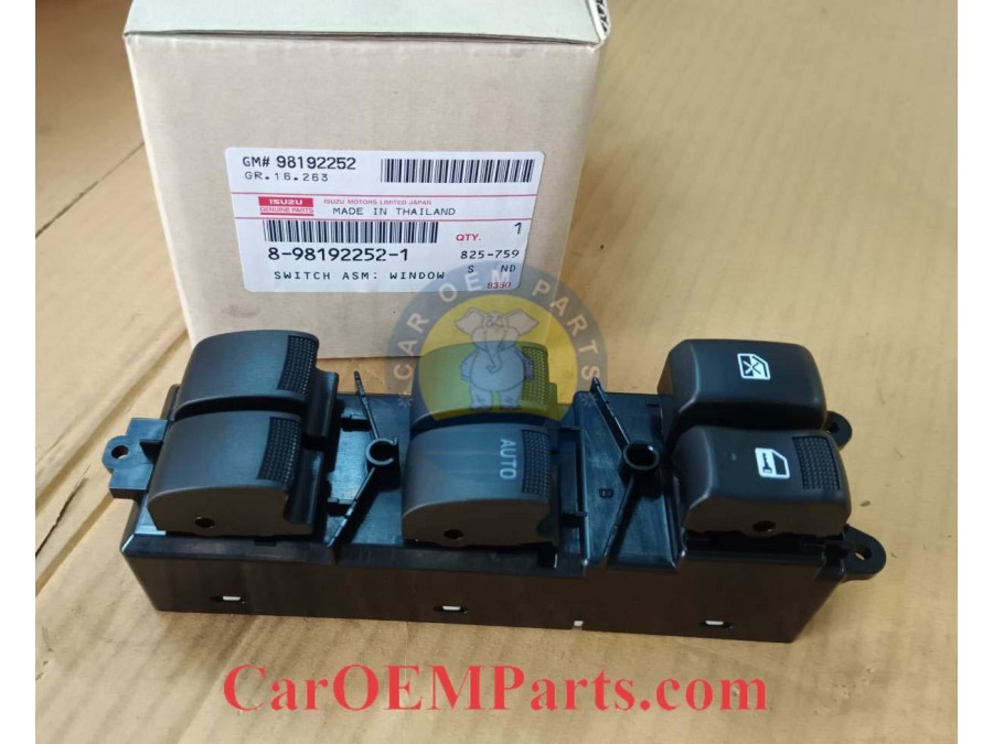 GENUINE ISUZU SWITCH POWER RH 8-98192252-1, 8-98192-252-1