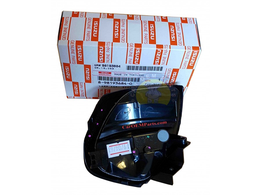 GENUINE ISUZU LAMP ASM; SIDE TURN 8981936840