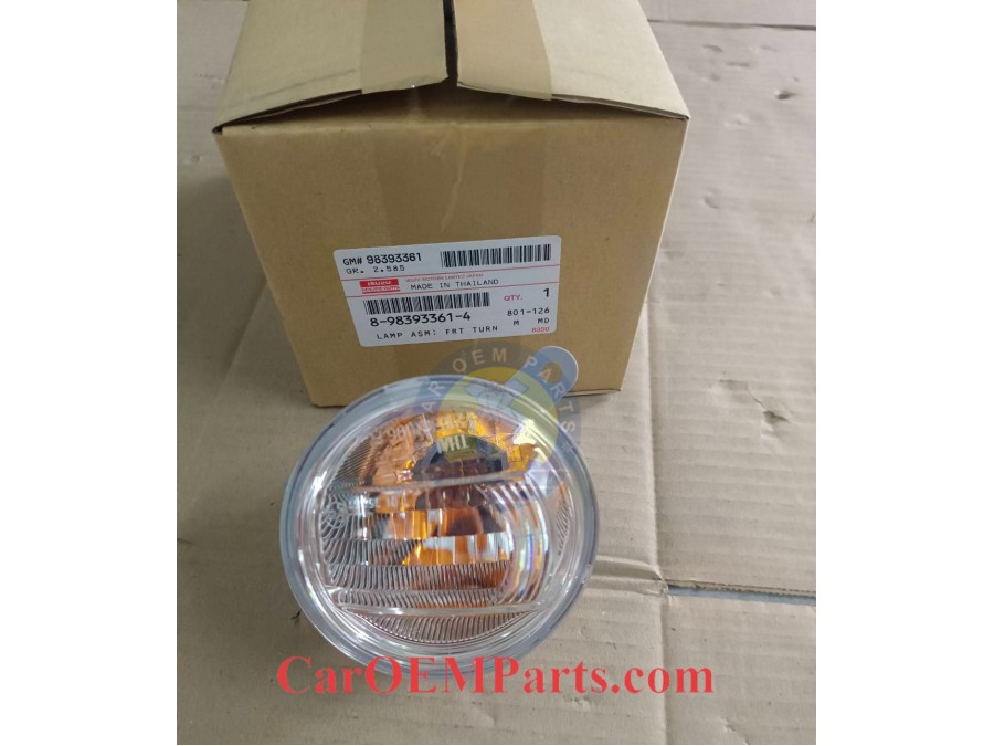 GENUINE ISUZU LMP ASM FOG 8-98393361-3, 8-98393361-4