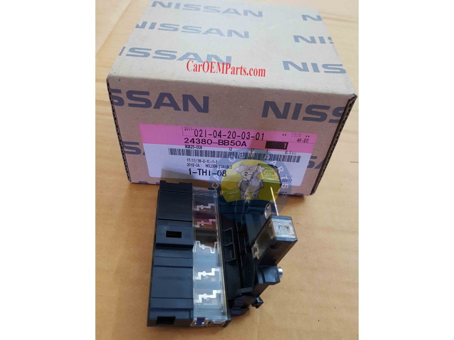 GENUINE NISSAN HOLDER ASSY FUSIBLE 24380-BB50A, 24380BB50A