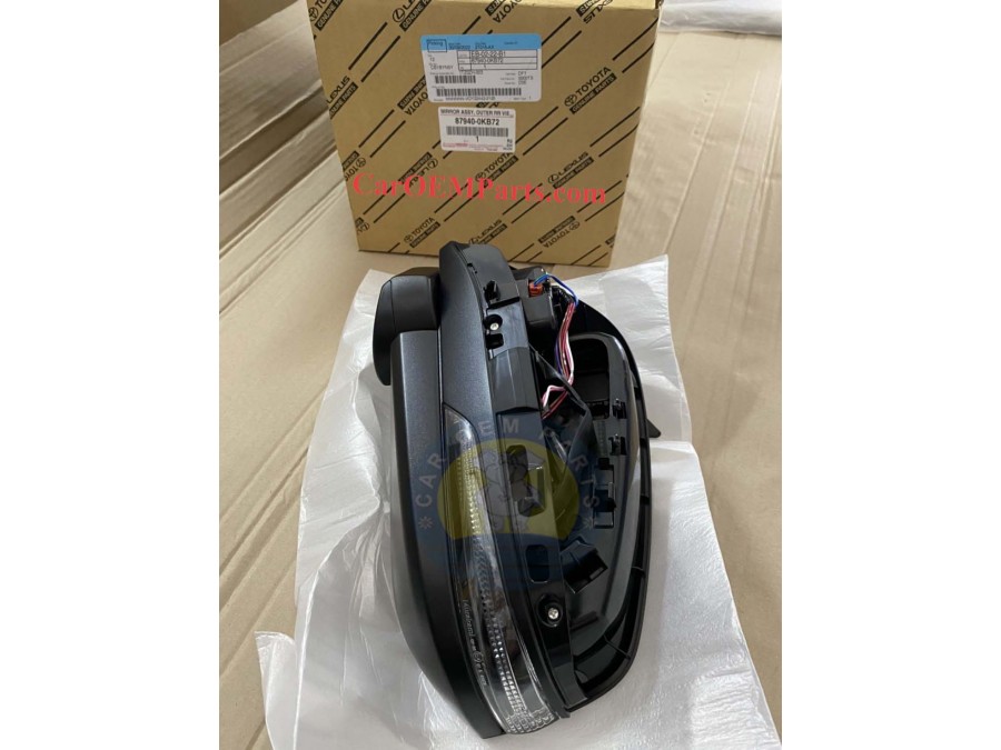 GENUINE TOYOTA MIRROR ASSY 87940-0KB72, 879400KB72