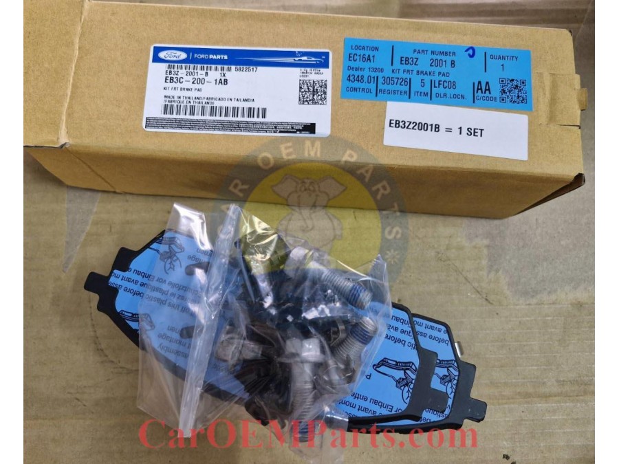 GENUINE FORD PAD SET FRONT EB3Z-2001-A, EB3C-2001-AB, EB3Z-2001-B