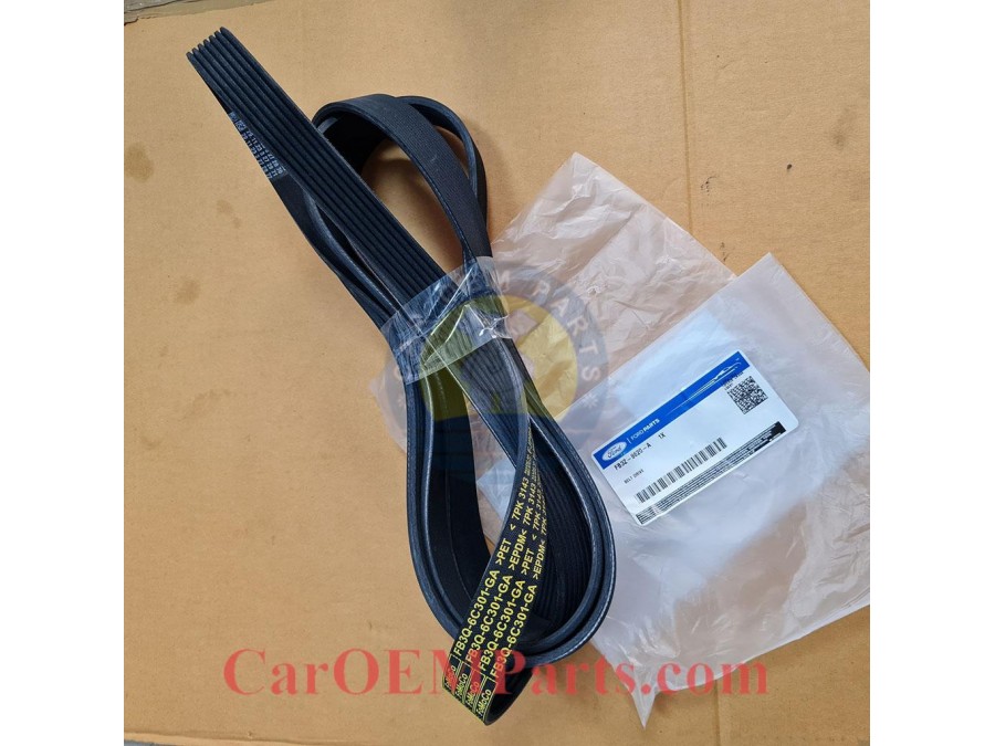 GENUINE FORD DRIVE BELT FB3Q-6C301-GA, FB3Z-8620-A
