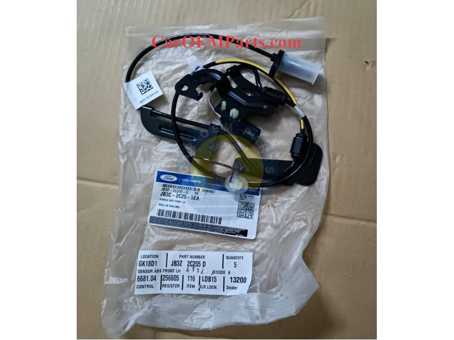 GENUINE FORD SENSOR ABS FRONT LH JB3Z-2C205-D, JB3C-2C205-EA