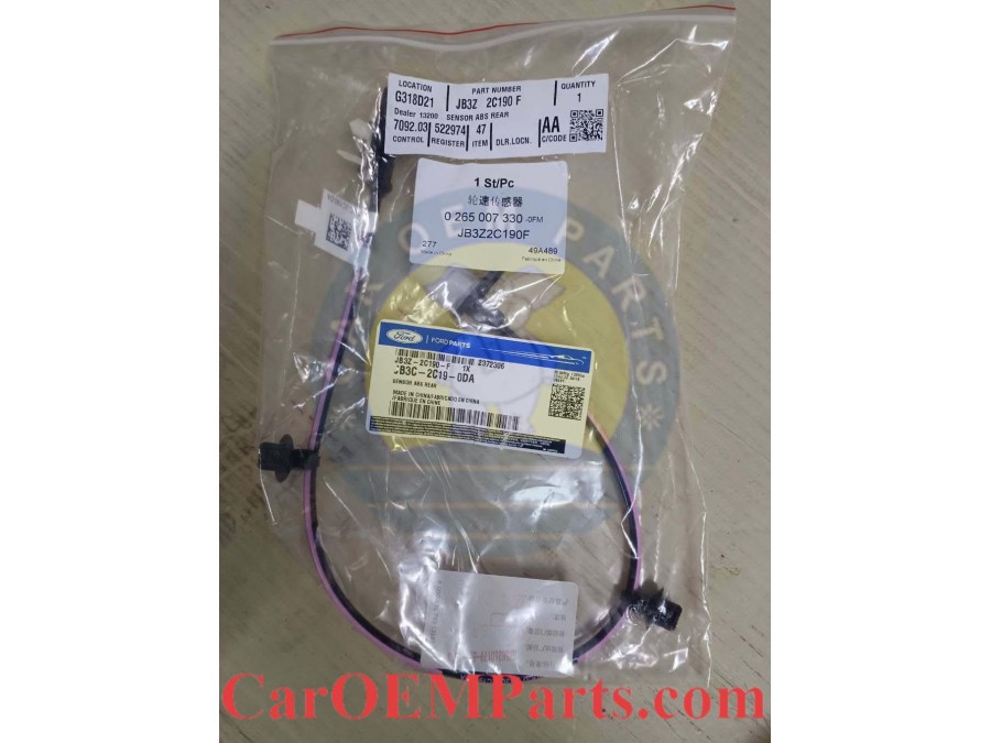 GENUINE FORD SENSOR ABS REAR JB3C-2C19-0DA, JB3Z-2C190-F