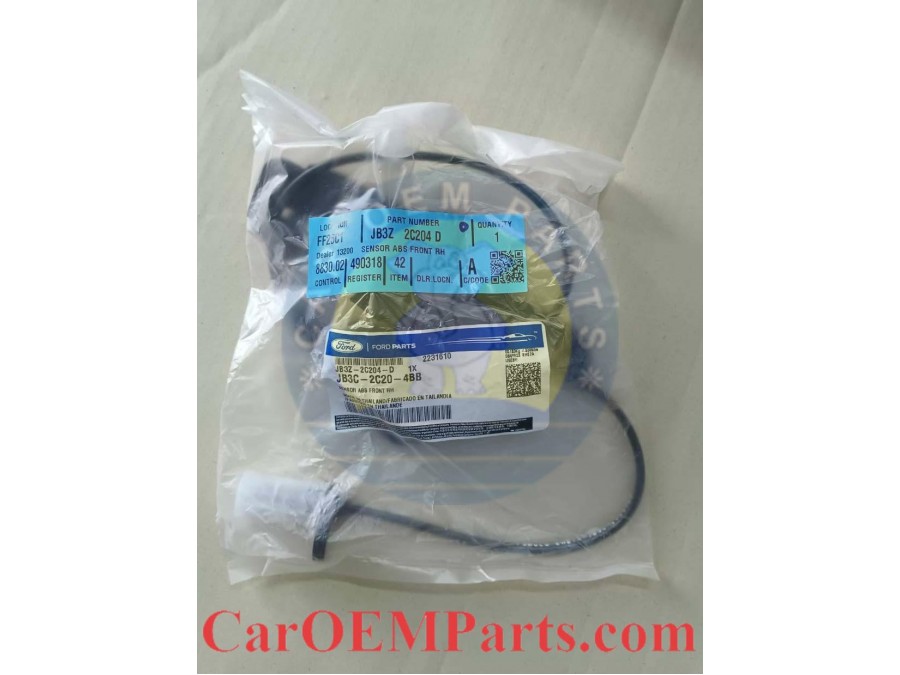 GENUINE FORD SENSOR ABS FRONT RH JB3C-2C20-4BB, JB3Z-2C204-D