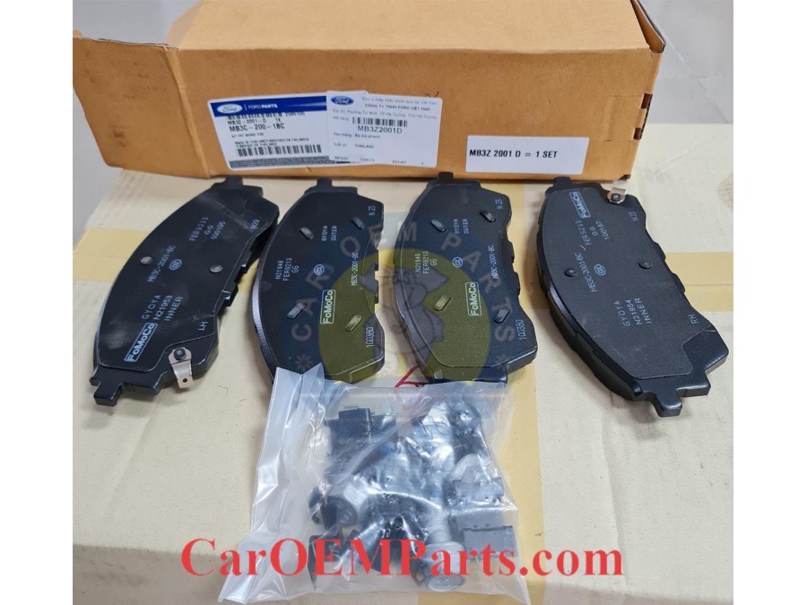 GENUINE FORD KIT FRT BRAKE PAD MB3C-2001-BC,MB3C-2001-BD, MB3Z-2001-D