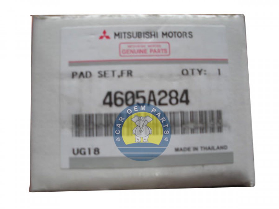 GENUINE MITSUBISHI PAD SET,FRONT BRAKE 4605A284